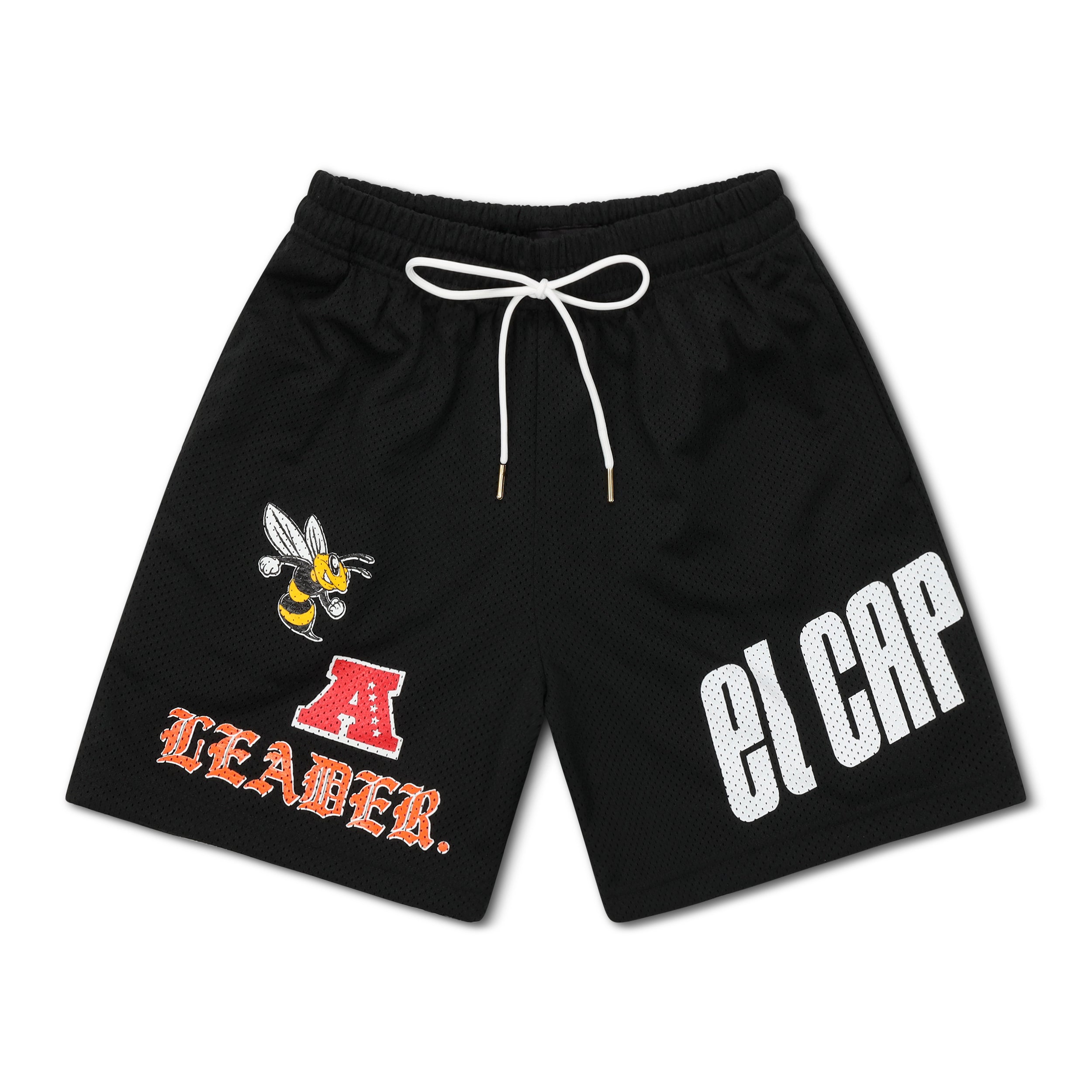 🐝 🅰️ 𝐋𝐄𝐀𝐃𝐄𝐑. [GRAPHIC SHORTS] - BLACK – EL CAPITÁN